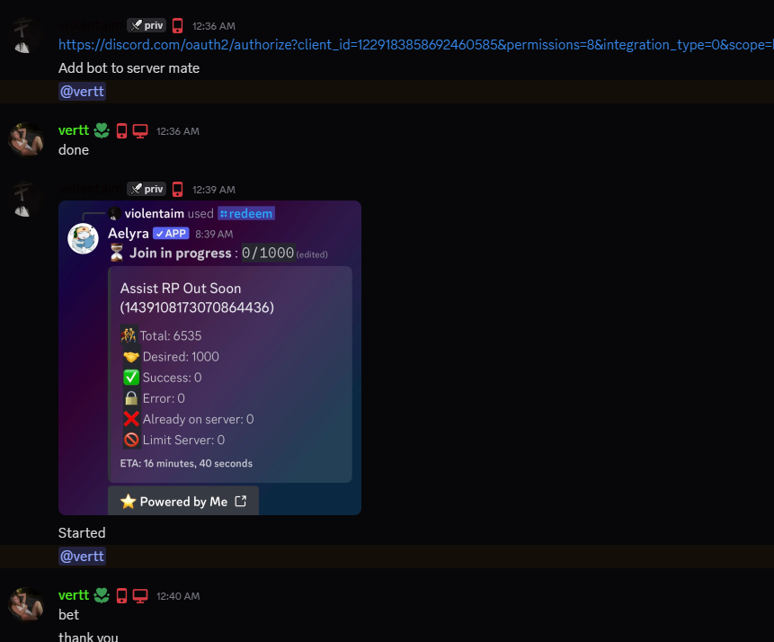 Showcasing Underground Services's vouches